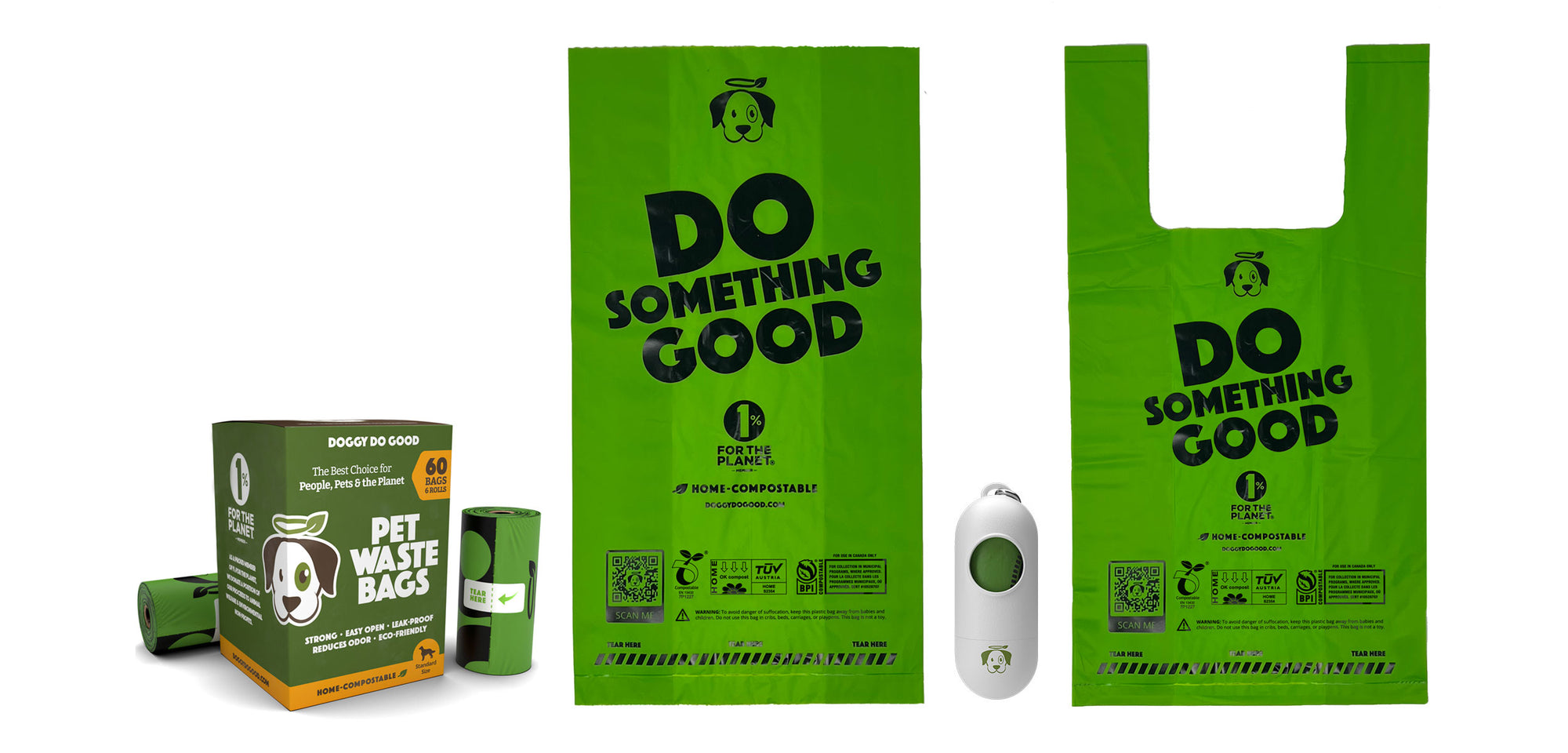 Grab & Go Home Compostable Pet Waste Bags - 180 Bags